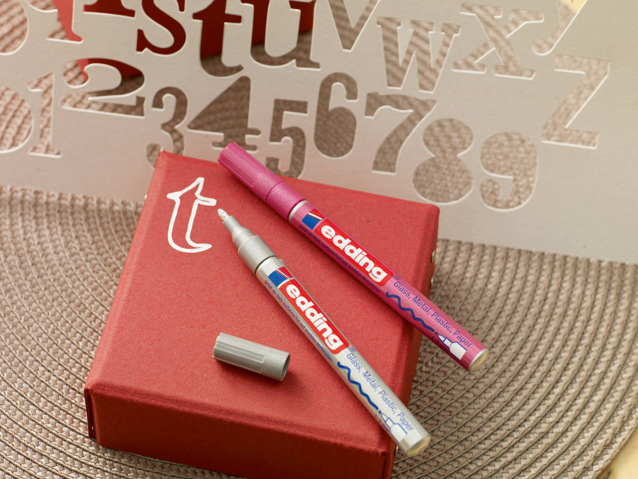 edding 751 Glanzlackmarker rosa | edding 751 Glanzlackmarker ...